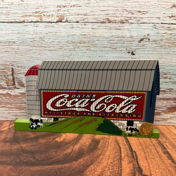 Coca Cola | Accents | Cocacola Barn Decor Shelias 998 Wood Plaque ...